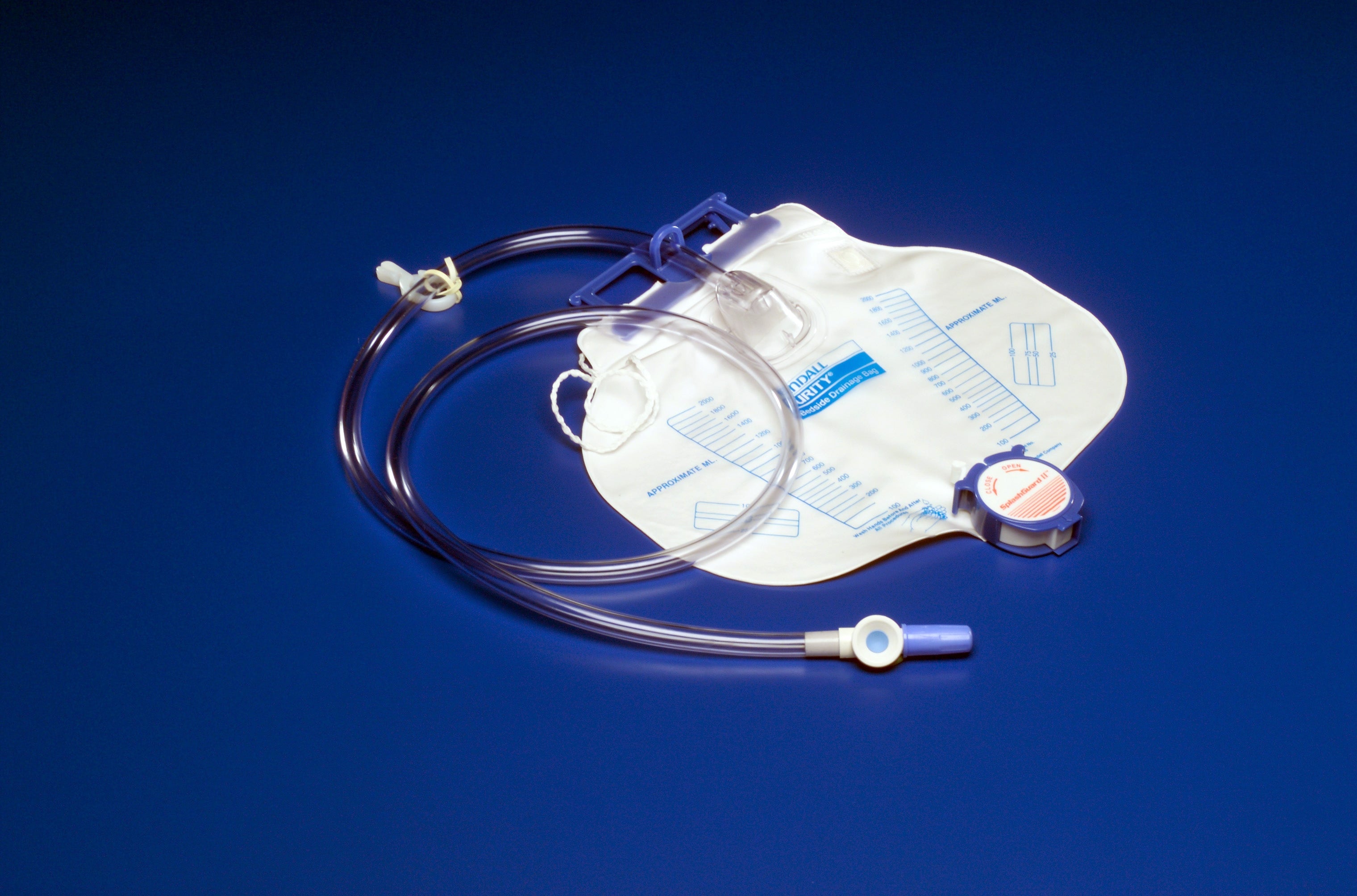 Cardinal Urinary Drain Bag Dover™ Anti-Reflux Valve / Splashguard II ...