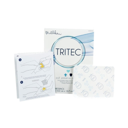 Wound Contact Layer Dressing Tritec™ 4 X 5 Inch Microknit Rectangle St ...