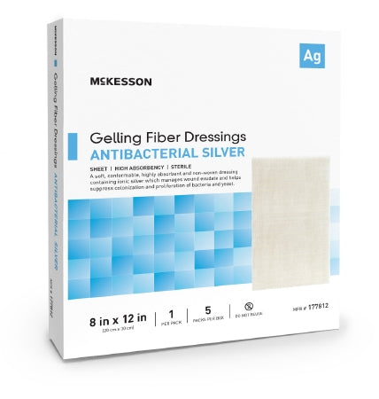 Silver Gelling Fiber Dressing 8 X 12 Inch Rectangle Sterile – ostomy-4-less