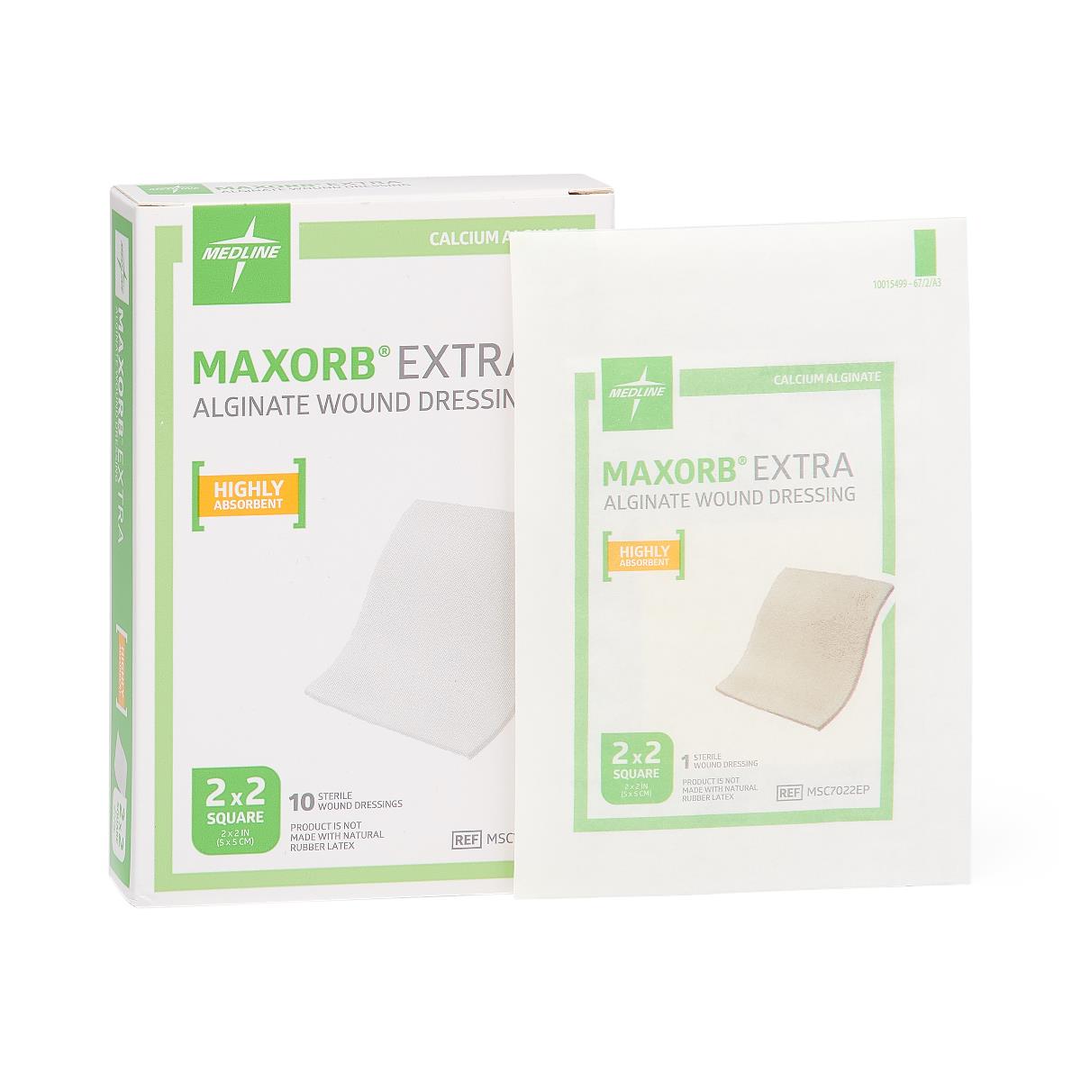 Maxorb Extra CMC / Alginate Dressings, 2" x 2" inch – ostomy-4-less