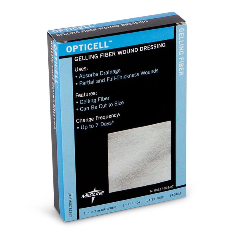 Opticell Gelling Fiber Wound Dressing, 2" x 2" inch – ostomy-4-less